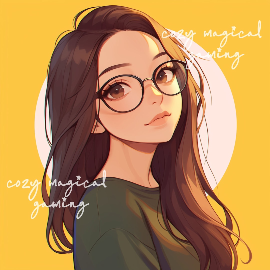 Twitch Icon Anime Streamer Art Twitch Profile Pic Streaming No ...