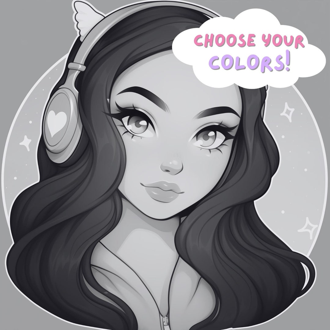 Customized Twitch Icon, Commission, Streamer Art, Twitch Profile Pic ...