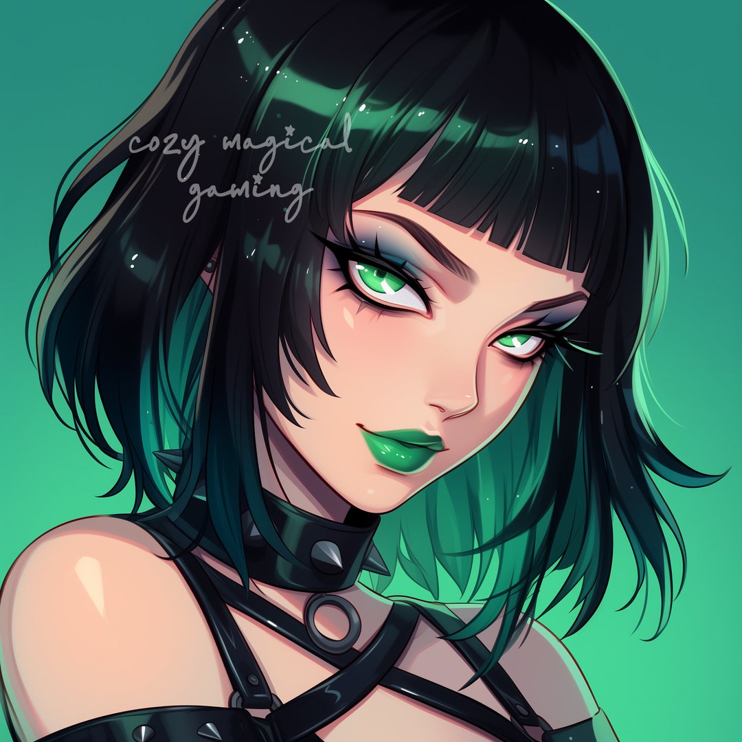 Twitch Icon Anime Streamer Art Twitch Profile Pic Streaming No ...