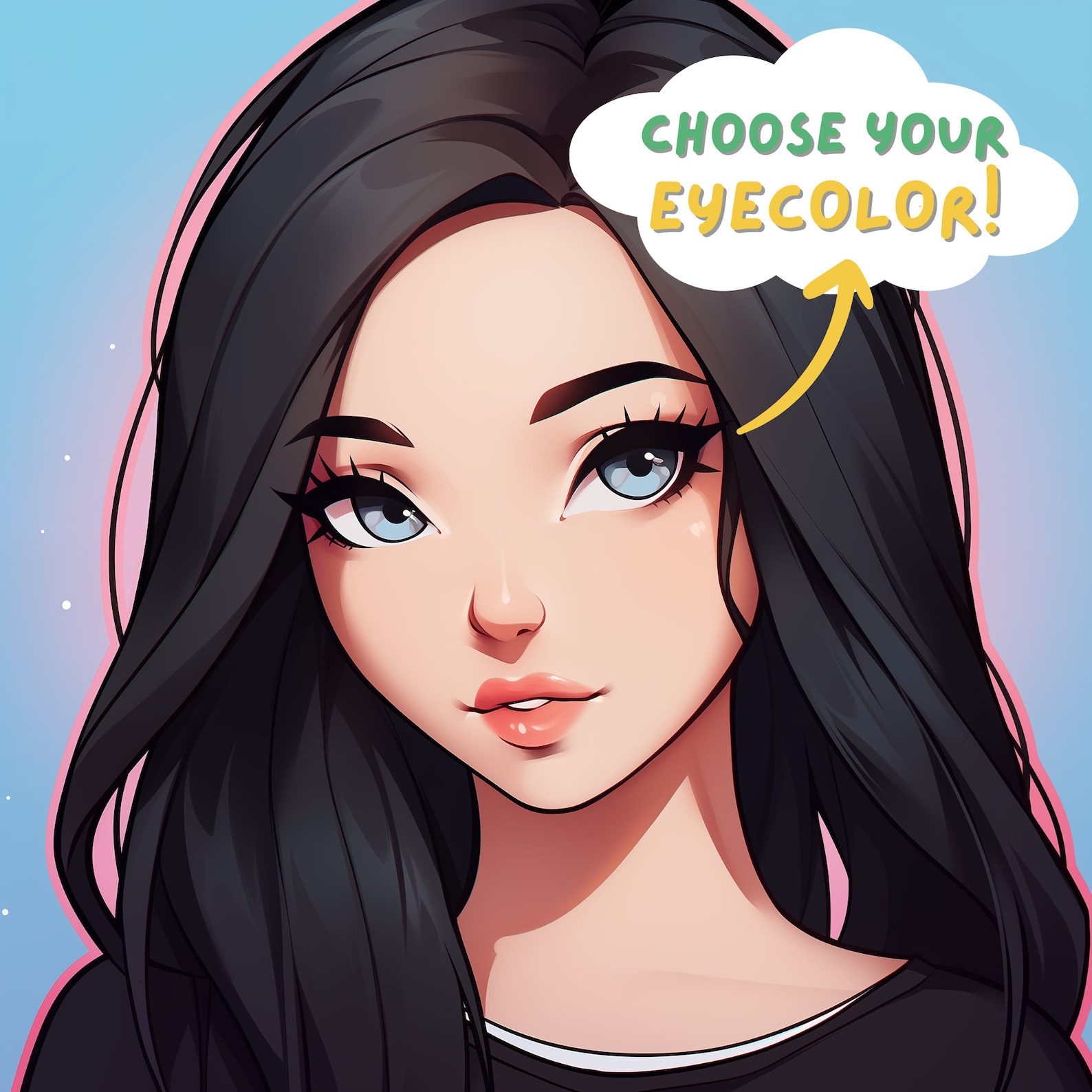 Customized Twitch Icon, Commission, Streamer Art, Twitch Profile Pic ...