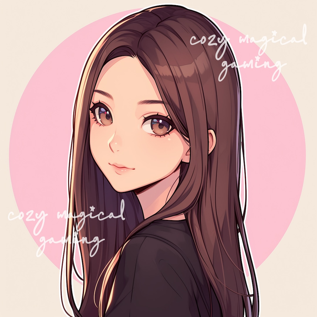 Twitch Icon Anime Streamer Art Twitch Profile Pic Streaming No ...