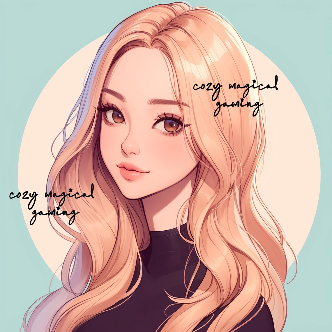 Twitch Icon Anime Streamer Art Twitch Profile Pic Streaming No ...