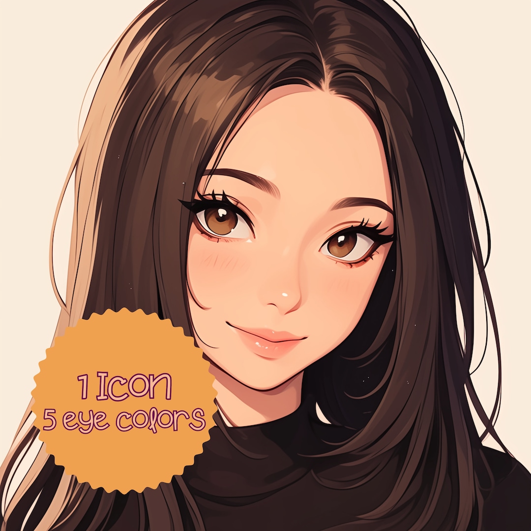 Twitch Icon Anime Streamer Art Twitch Profile Pic Streaming No ...