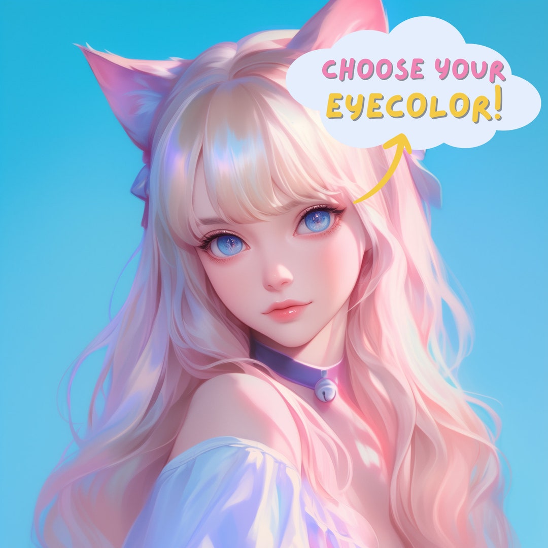 Twitch Icon Anime Streamer Art Twitch Profile Pic Streaming No ...