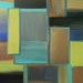 Geometric Abstract Art | Acrylic Painting on Square Canvas - Etsy