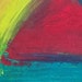 The Red Triangle | Original Abstract Art, One of a Kind Artwork, 90s ...