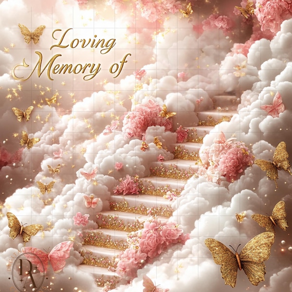 In Loving Memory Memorial Background Memorial Button Funeral Program ...