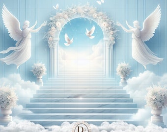 In Loving Memory, Memorial Themed Background, Memorial Button, Rainbow ...