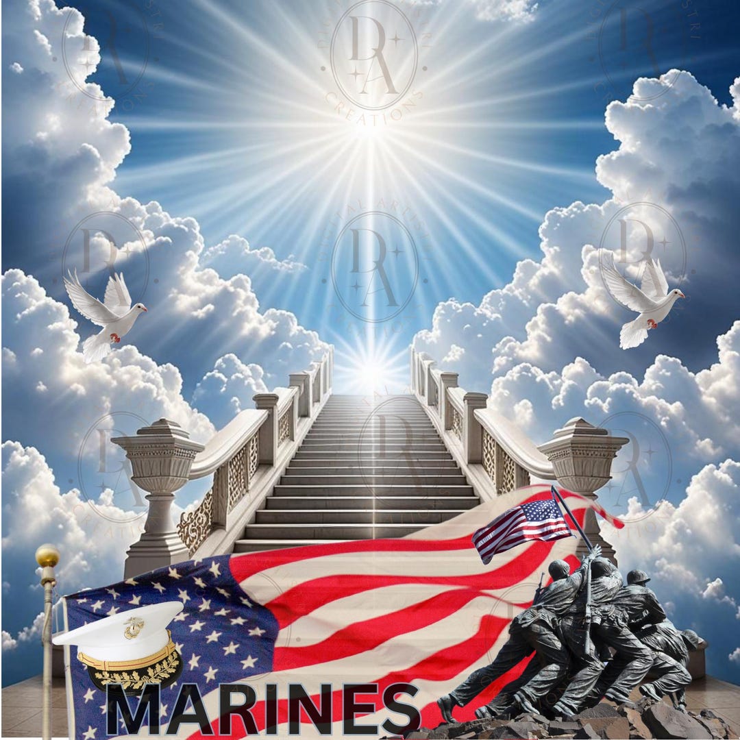 Marine Memorial Background, Obituary Background, Memorial Fan, Funeral ...