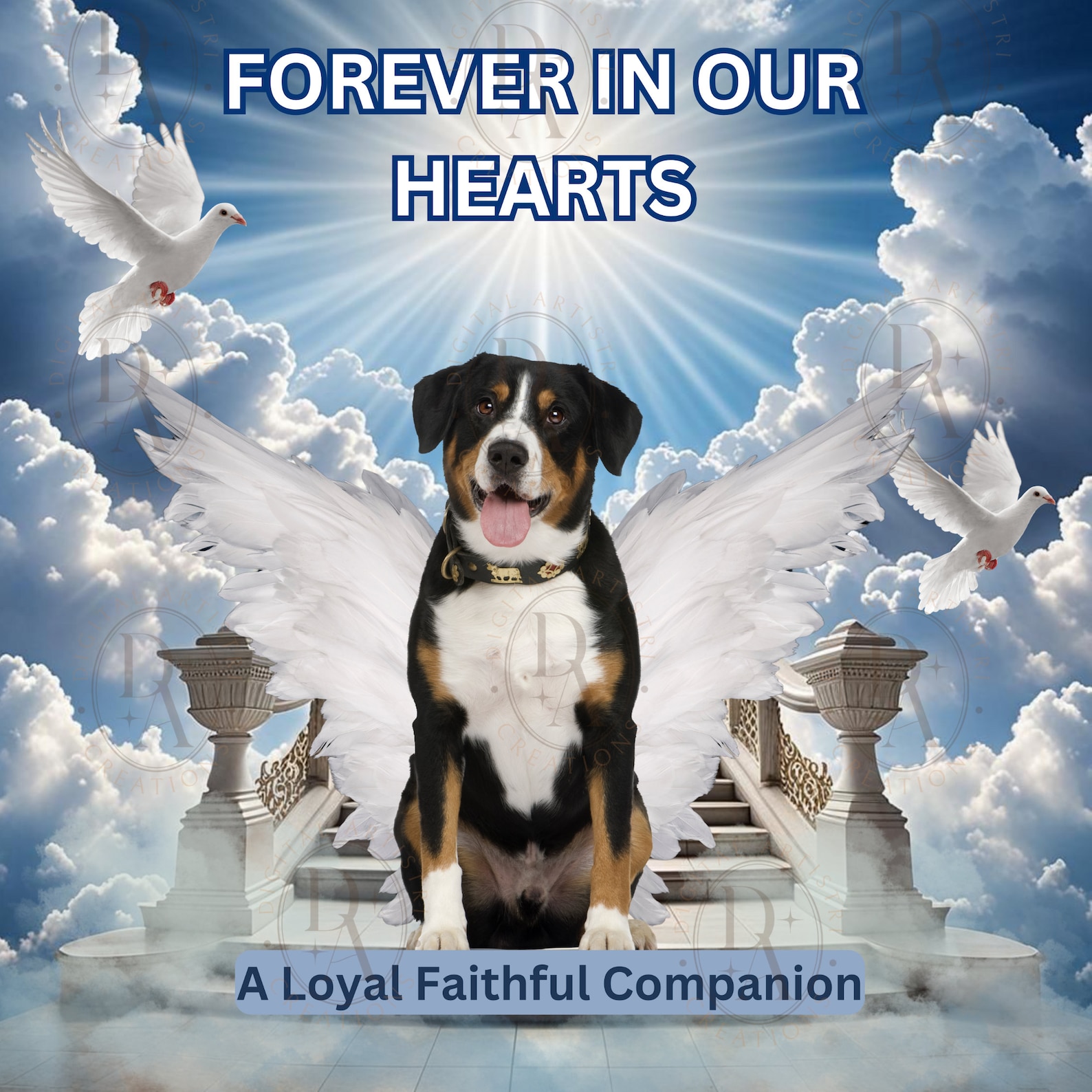 Pet Memorial, Pet Loss, Digital Download, in Memory of Dog, Instant ...
