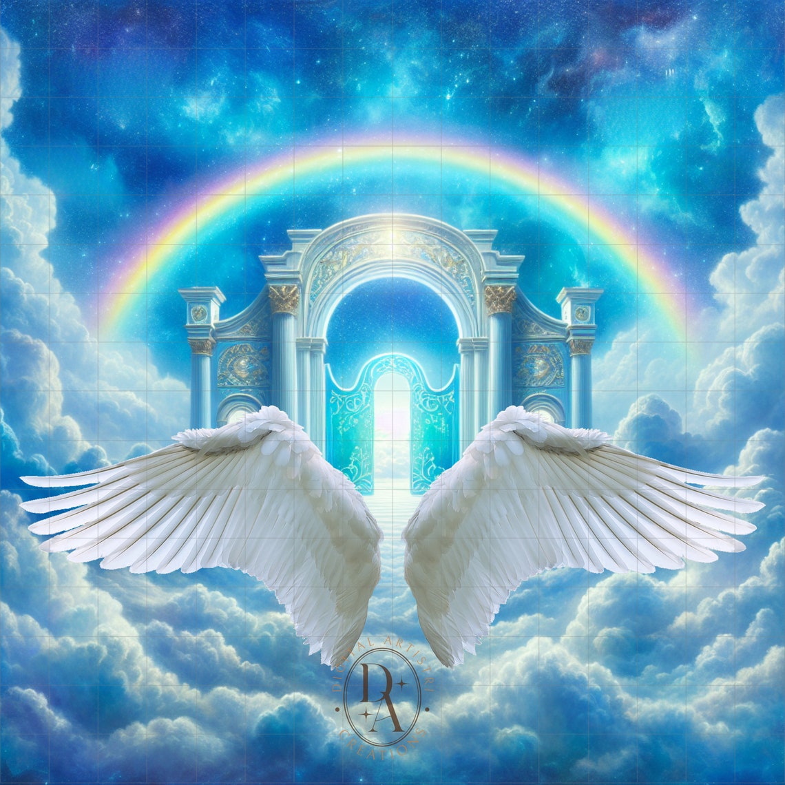 Blue Memorial in Loving Memory Template Memorial Button Pin Rainbow ...