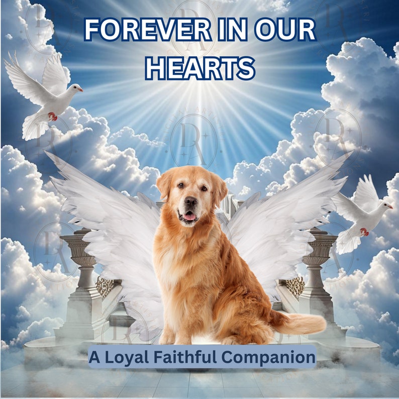 Pet Memorial, Pet Loss, Digital Download, in Memory of Dog, Instant ...