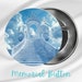 Blue Heaven Gates in Loving Memory Template Memorial Button Pin ...