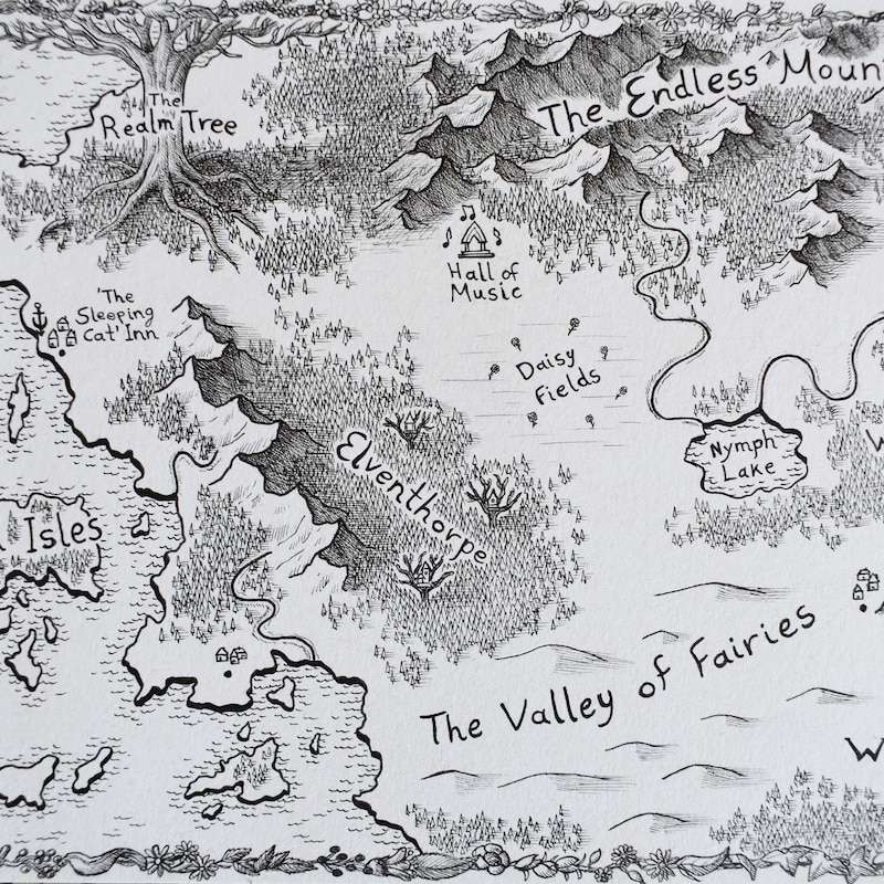 D&d Ink Drawing - Etsy