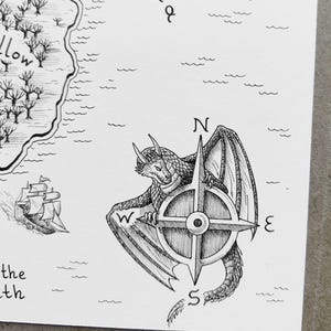 Custom Hand Drawn Fantasy Map (A3, A4, A5) - for Gifts, Aspiring ...