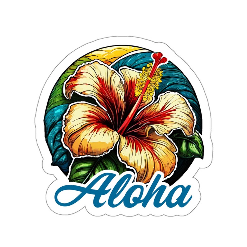 Aloha Hibiscus (4 Sizes Available) - Etsy