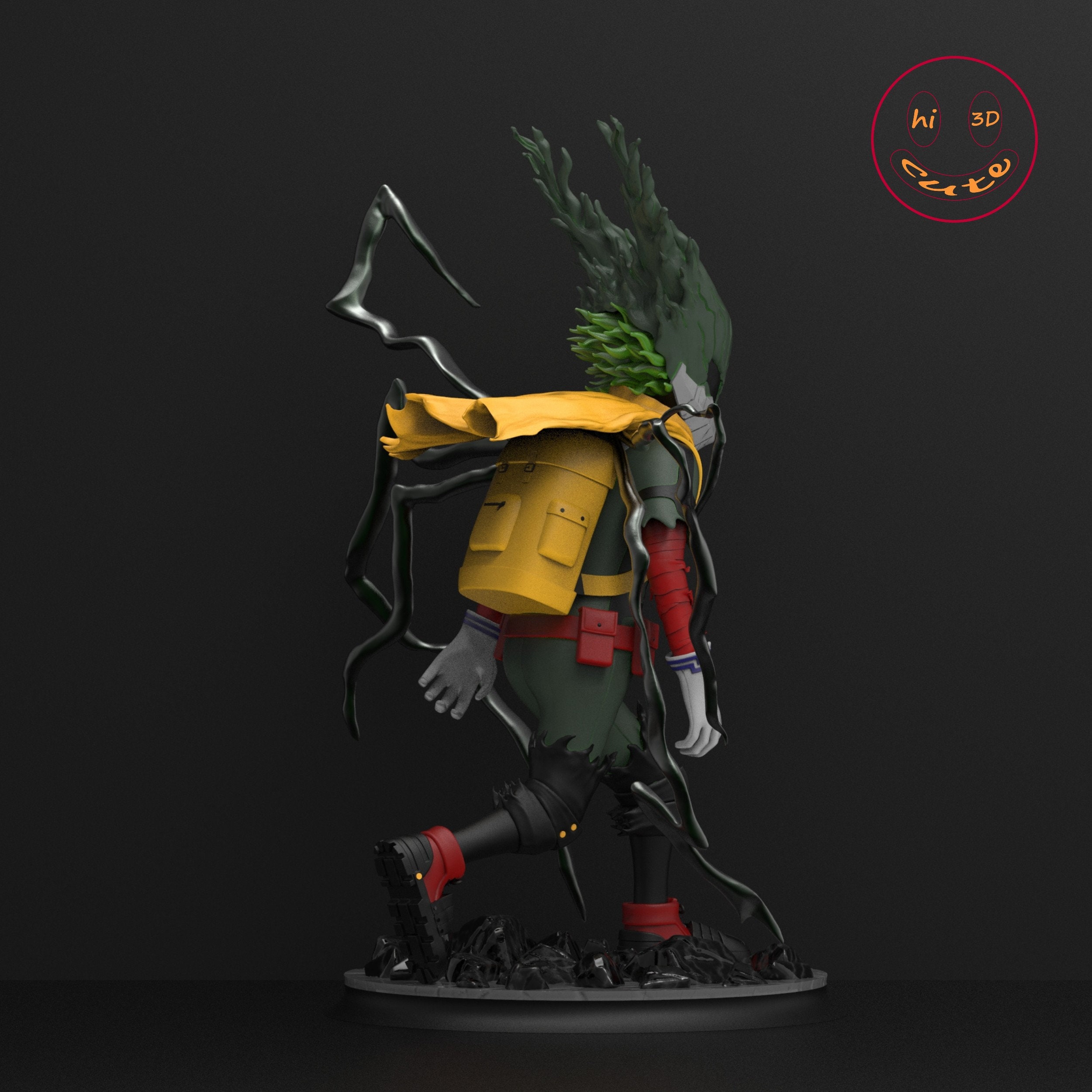 3d Digital Figure of Dark Deku STL File for 3D Printing - Etsy