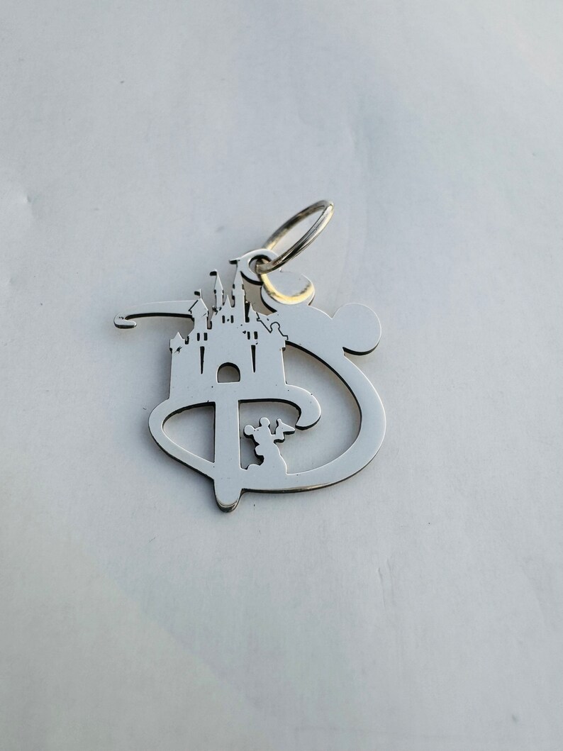 925 Sterling Silver Disney Castle Pendant , Mickey Ears, Disney Moms ...