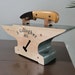 Personalized Anvil Knife Display - Etsy
