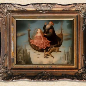 Weird Renaissance Art Unframed Poster Print Bosch Weirdcore Vintage ...