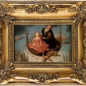 Weird Renaissance Art Unframed Poster Print Bosch Weirdcore Vintage ...