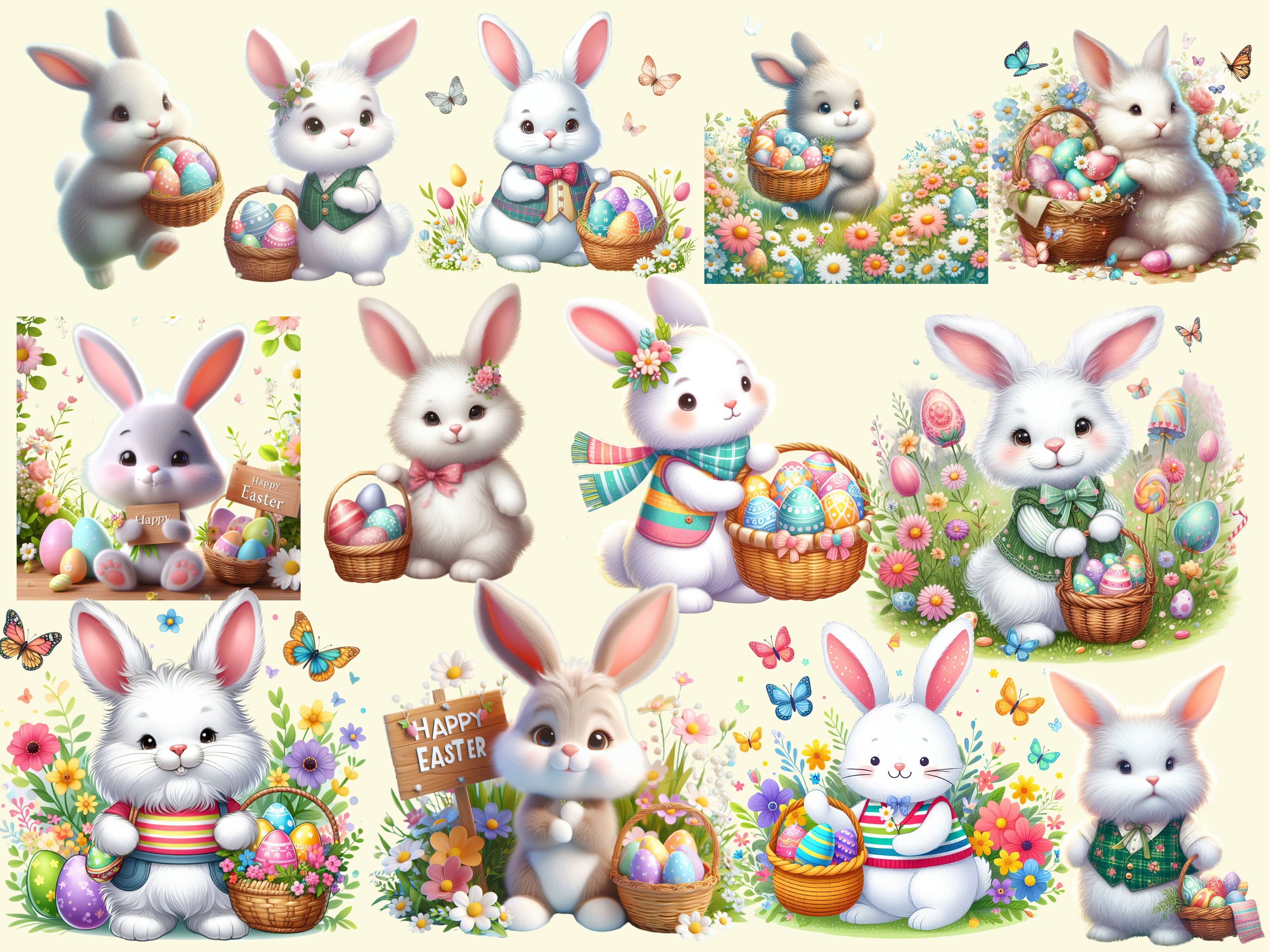 Easter Bunny Clipart,easter Bunny, Clipart, Easter, Rabbit,holiday ...