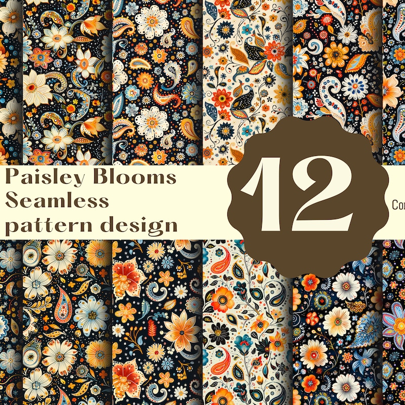 Paisley Pattern - Etsy