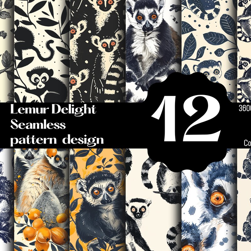 Wallpaper Lemur - Etsy