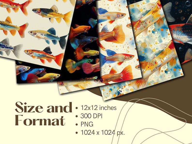 Guppy Fish Assorted Colors and Patterns - Perfect for Novice Aquarists ...