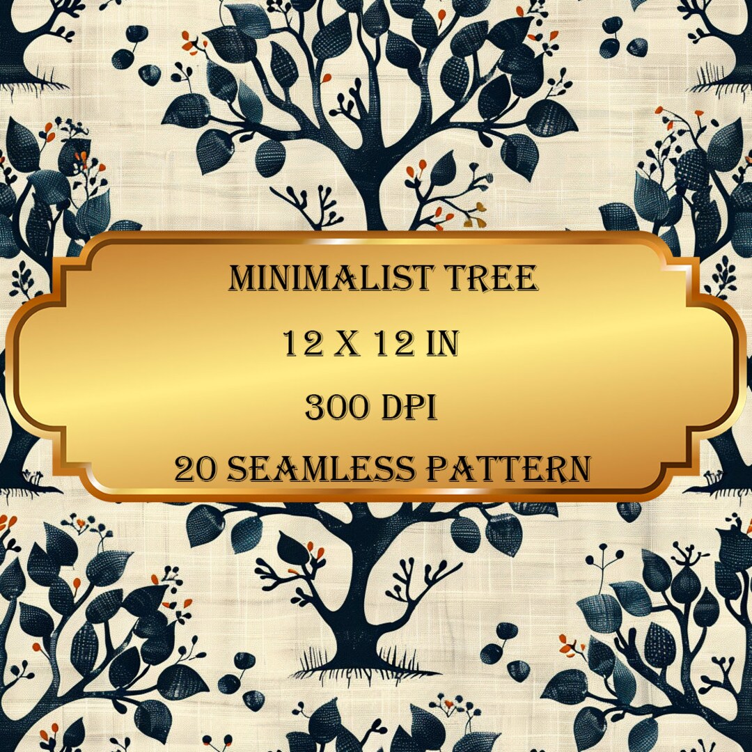 Nordic Trees Minimalist Pattern, Simple Design, Forest Silhouette ...