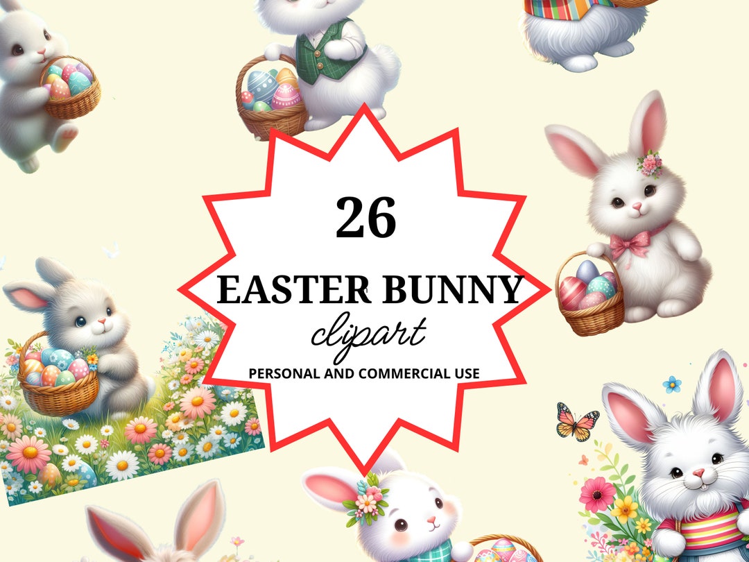 Easter Bunny Clipart,easter Bunny, Clipart, Easter, Rabbit,holiday ...