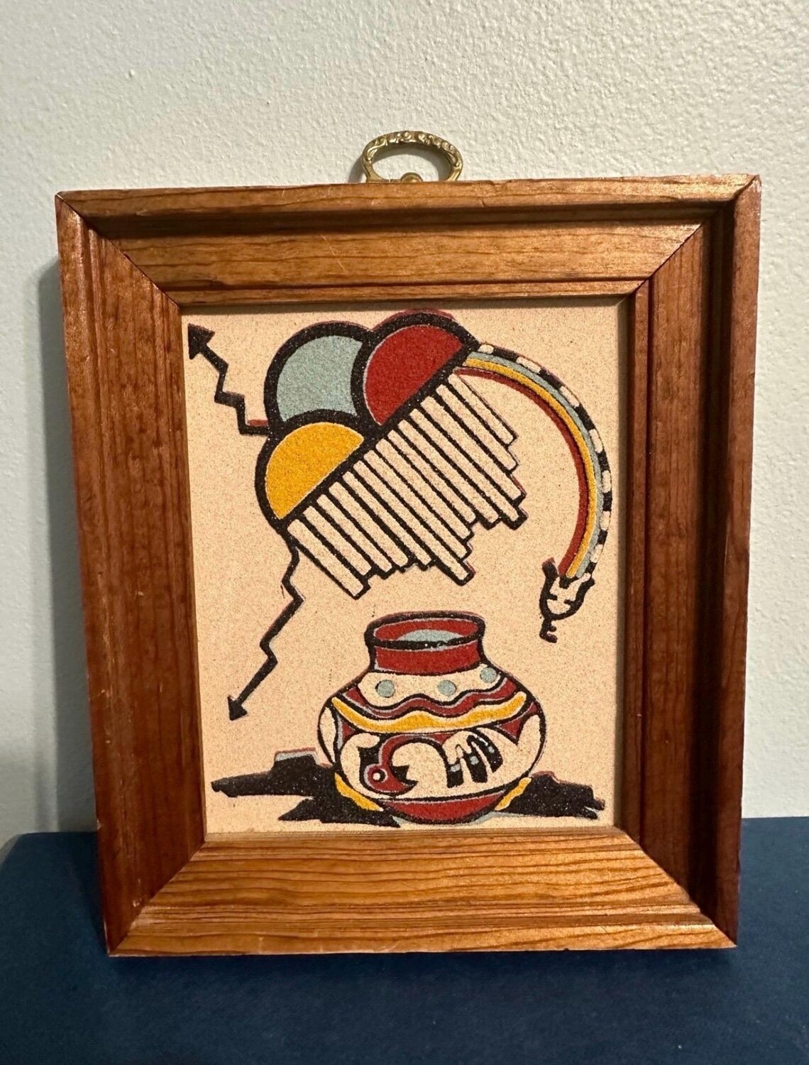 Native American Framed Sand Art Rainbow - Etsy