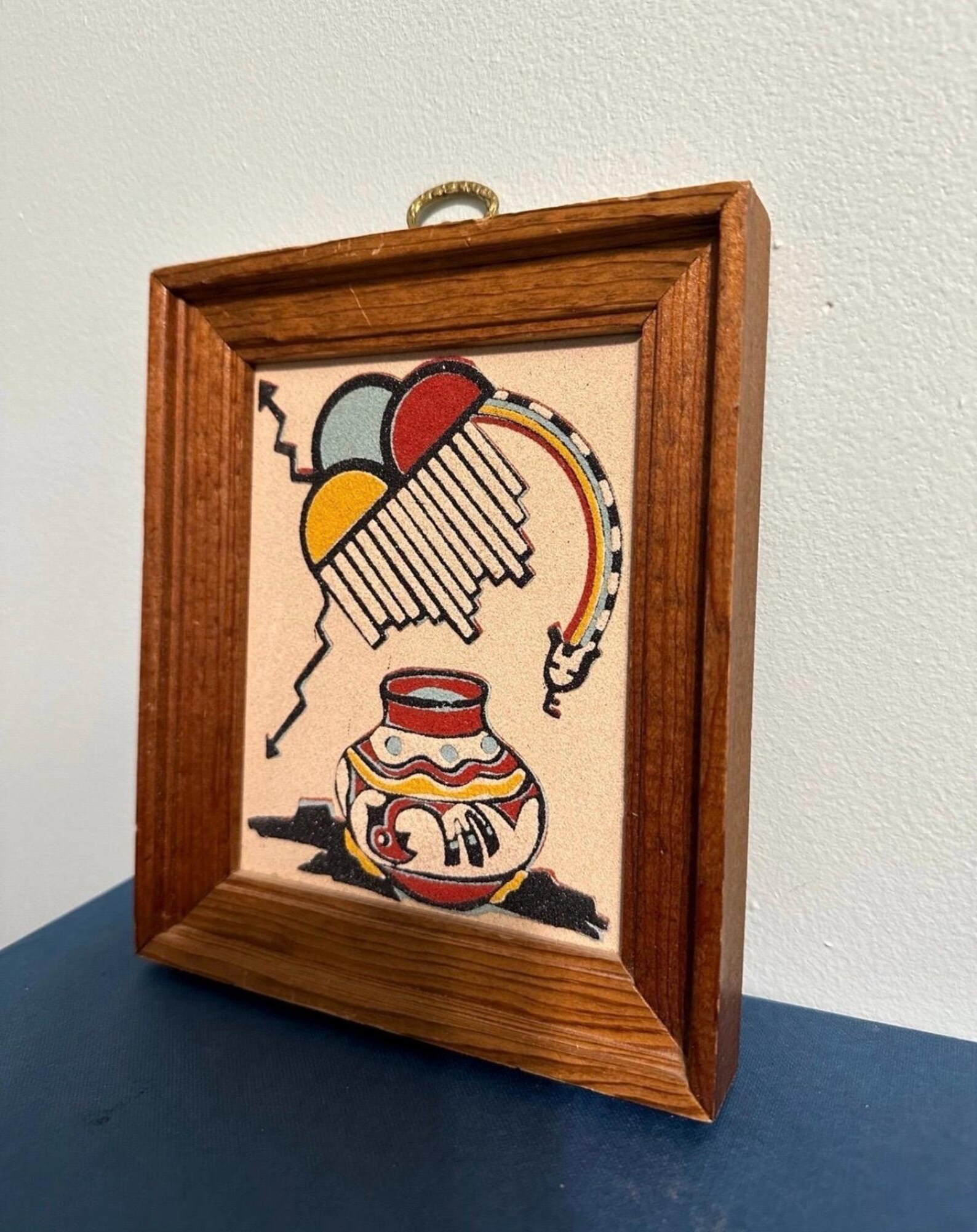 Native American Framed Sand Art Rainbow - Etsy