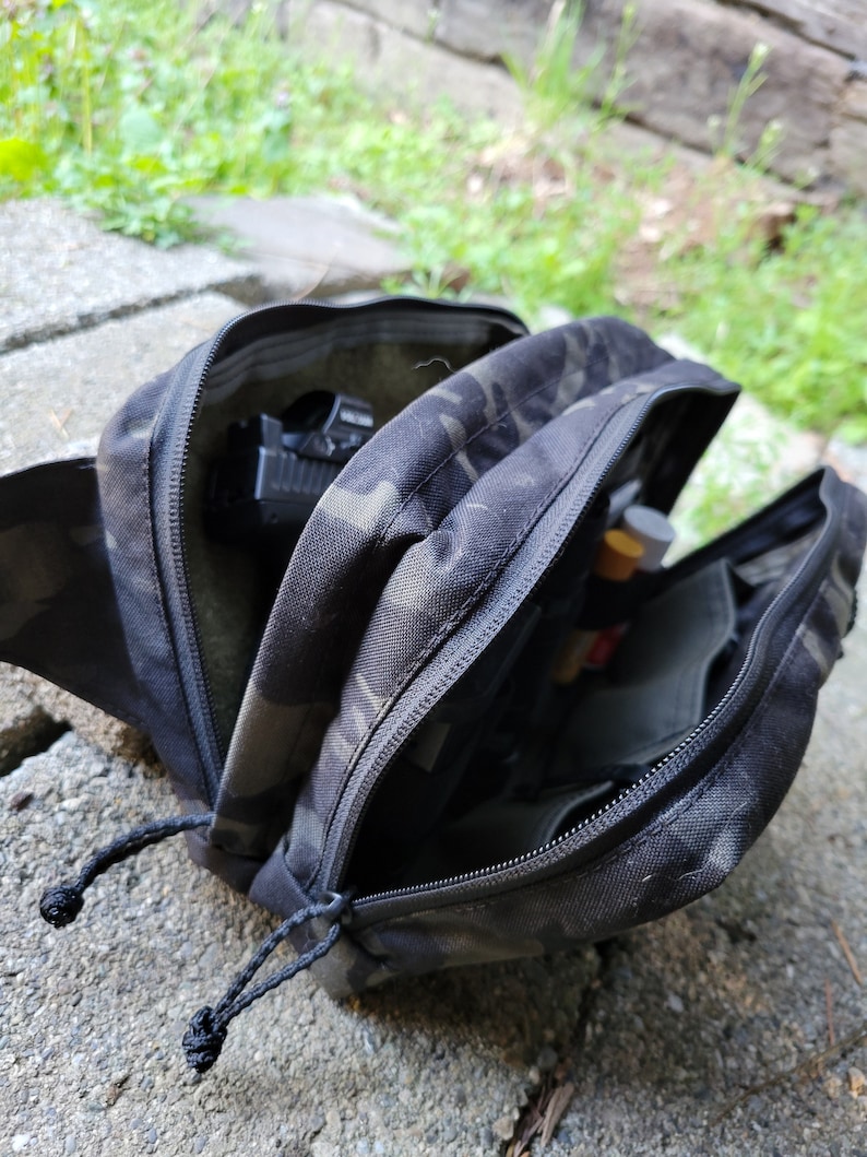 Dual-compartment Tactical Fanny Pack Waist Bag - Etsy
