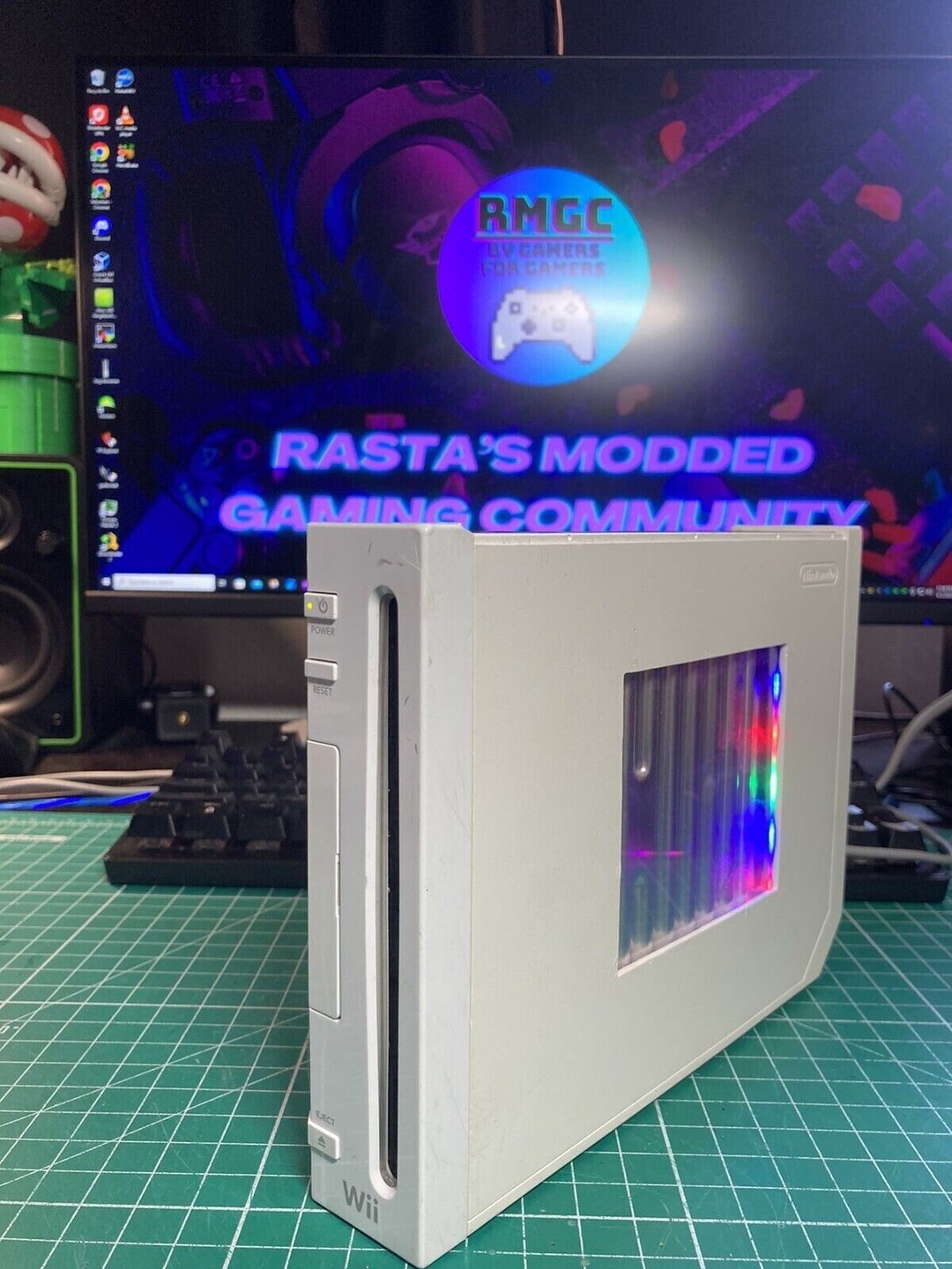CUSTOM W/windowled Nintendo Wii Console White modded 150GB STORAGE - Etsy