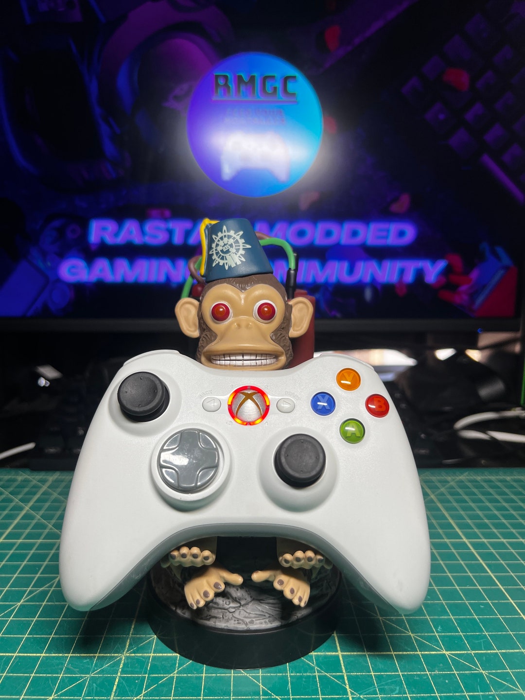 Custom Wireless Xbox 360 Controller Red Ring of Light - Etsy