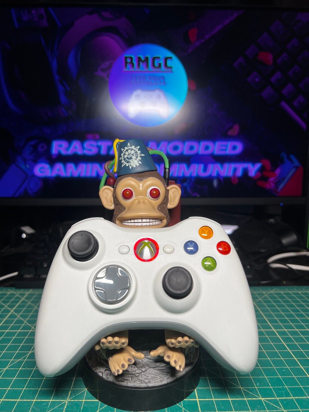 Custom Wireless Xbox 360 Controller Red Ring of Light - Etsy