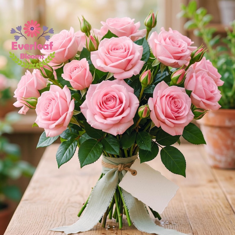 Classic Light Pink Rose Seeds, Fragrant Perennial Blooms, Romantic ...