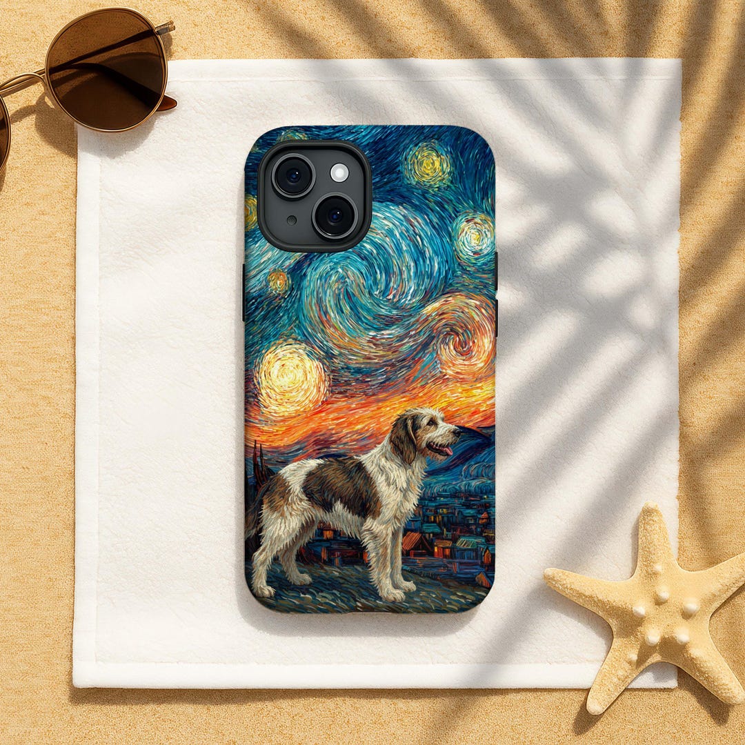 Briquet Griffon Vendeen Starry Night Art Phone Case - Dog Lover Gift ...