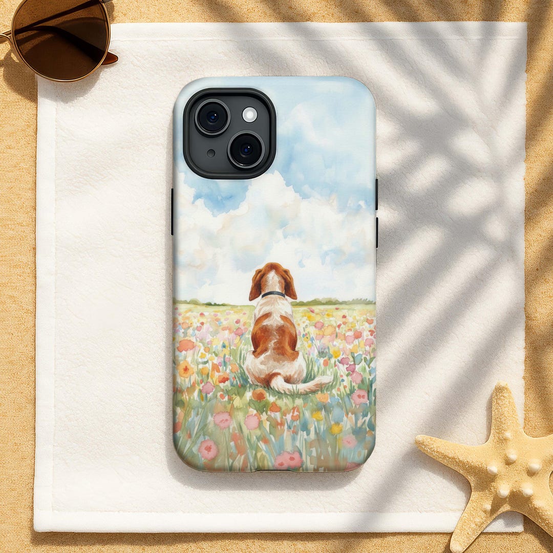 Hygen Hound Flower Field Art Phone Case - Dog Memorial Gift for Iphone ...