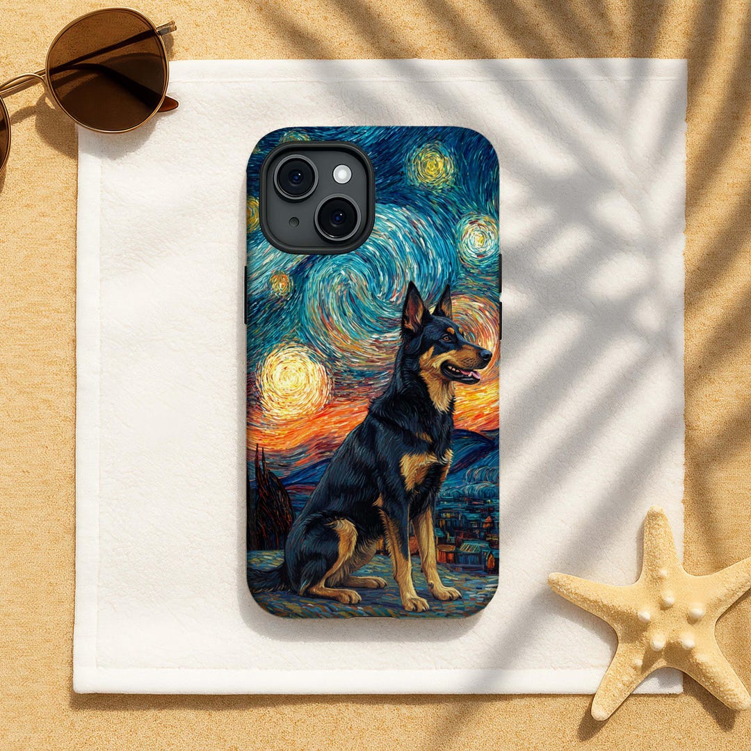 Berger De Beauce Starry Night Art Phone Case - Dog Lover Gift for ...