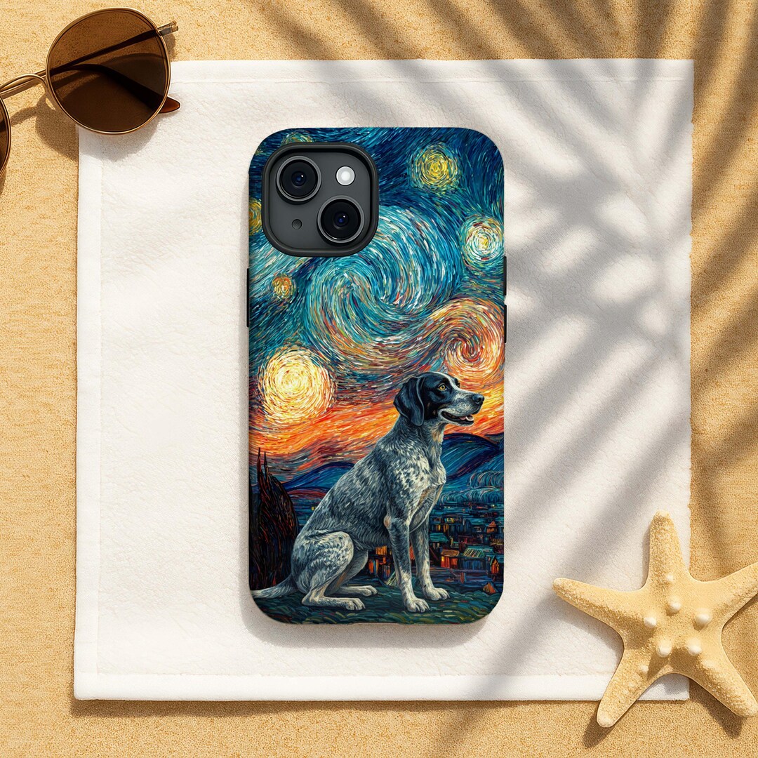 Auvergne Pointer Starry Night Art Phone Case - Dog Lover Gift for ...