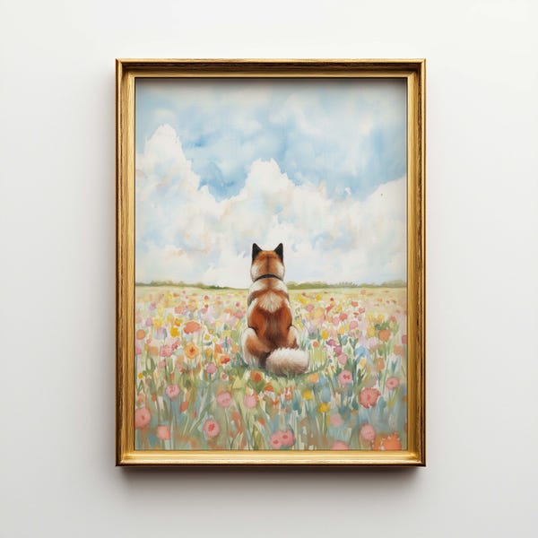 Akita Poster Poster - Etsy
