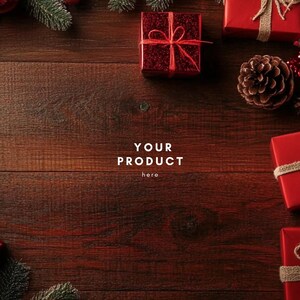 34 Christmas Flat Lay Mockup Bundle | Digital Background Mock up ...