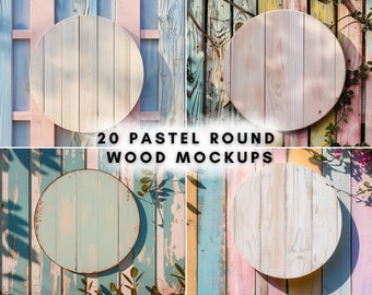 20 Pastel Wood Flat Lay Mockup Bundle Digital Background Mock up ...