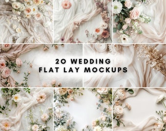 20 Bachelorette Party Flat Lay Mockup Bundle | Digital Background Mock ...