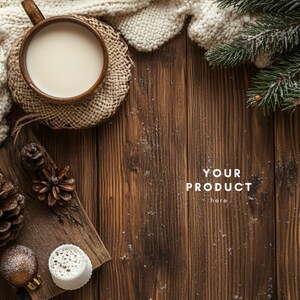 20 Cozy Winter Flat Lay Mockup Bundle | Digital Background Mock up ...