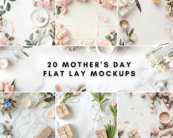 20 Pastel Wood Flat Lay Mockup Bundle Digital Background Mock up ...