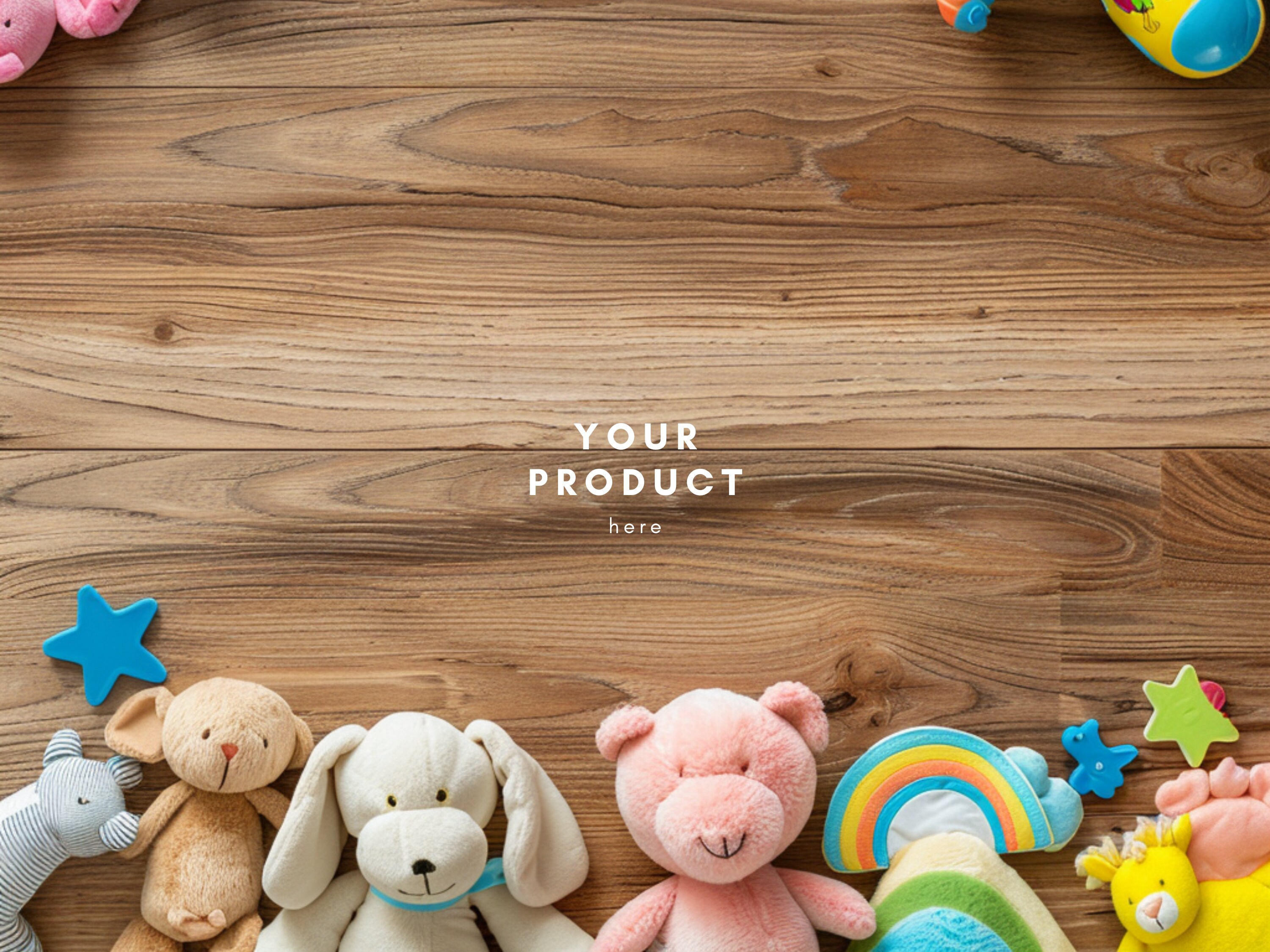 20 Baby Plush Toys Flat Lay Mockup Bundle | Digital Background Mock up ...