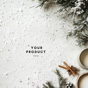 20 Cozy Winter Flat Lay Mockup Bundle | Digital Background Mock up ...